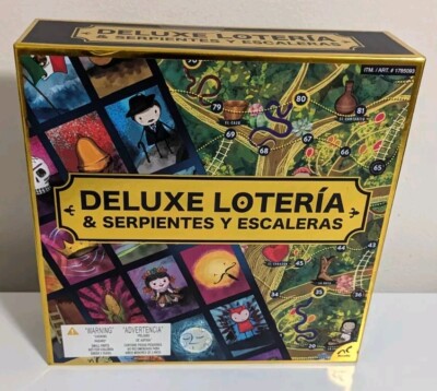 Deluxe Loteria & Serpientes Y Escaleras Traditional Mexican Board Game ...