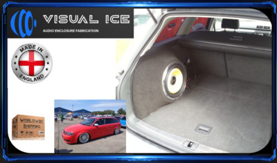 AUDI A4 AVANT B6 B7 NEW STEALTH UPGRADE SUB ENCLOSURE BOX SOUND BASS ...