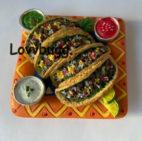 Lovvbugg Pizza Pie 6 Slices for American Girl 18" Doll Food FREESHIP ...