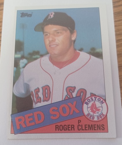 1985 Topps Roger Clemens Rookie Card Red Sox | eBay