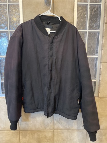 A132 Workrite Nomex IIIA FR Fire Resistant Lined Bomber Jacket Work ...