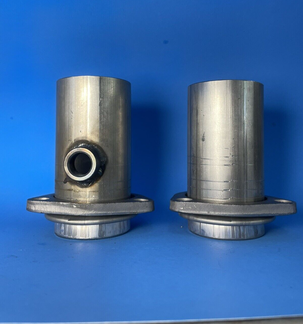 Chevy Big Block V8 2.5"OD 3 Bolt Exhaust Manifold Down Pipe Stub With ...