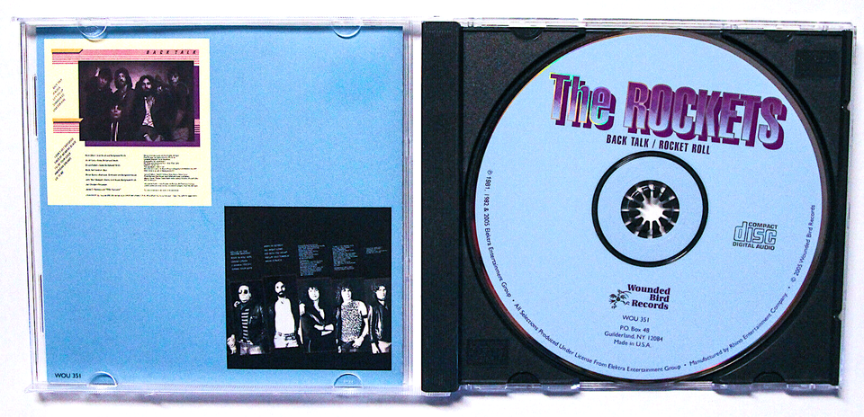 THE ROCKETS Back Talk 1981 / Rocket Roll 1982 CD 2005 Wounded Bird ...