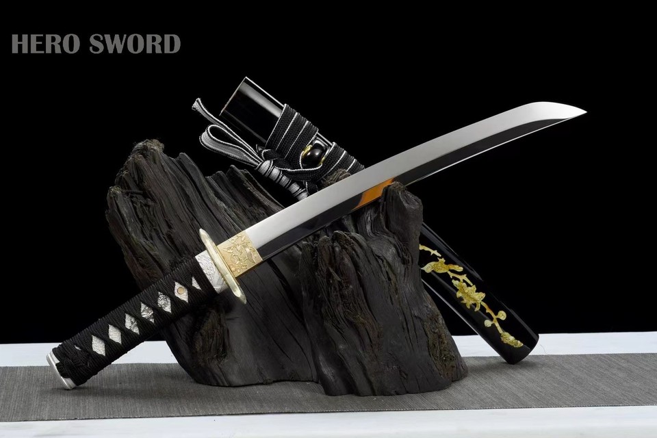 Handmade Razor Sharp Mirror Blade Tanto T10 Steel Full Tang Samurai ...