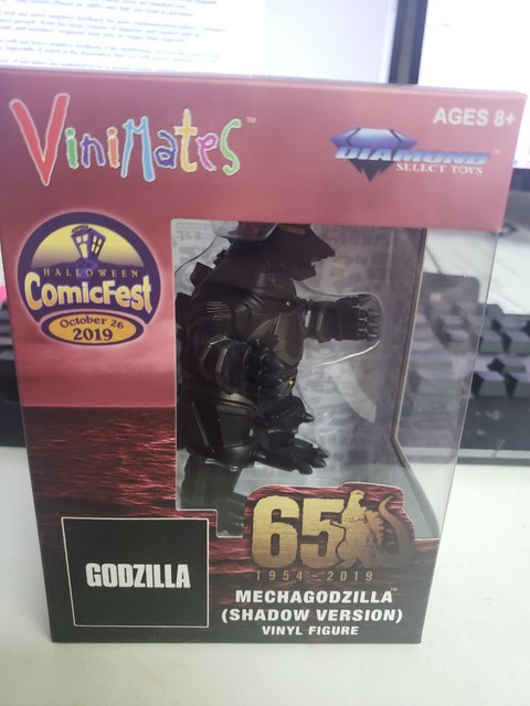 Vinimates 2019 Comicfest Mechagodzilla Shadow Version Godzilla Figure ...