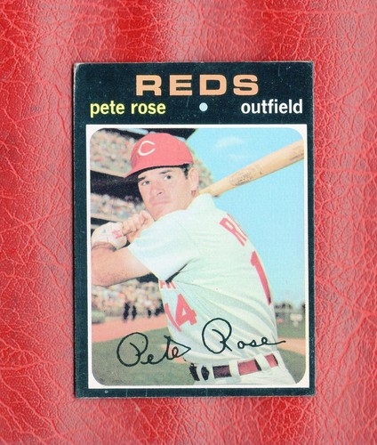 1971 TOPPS #100 PETE ROSE CINCINNATI REDS EX / EX+ | eBay