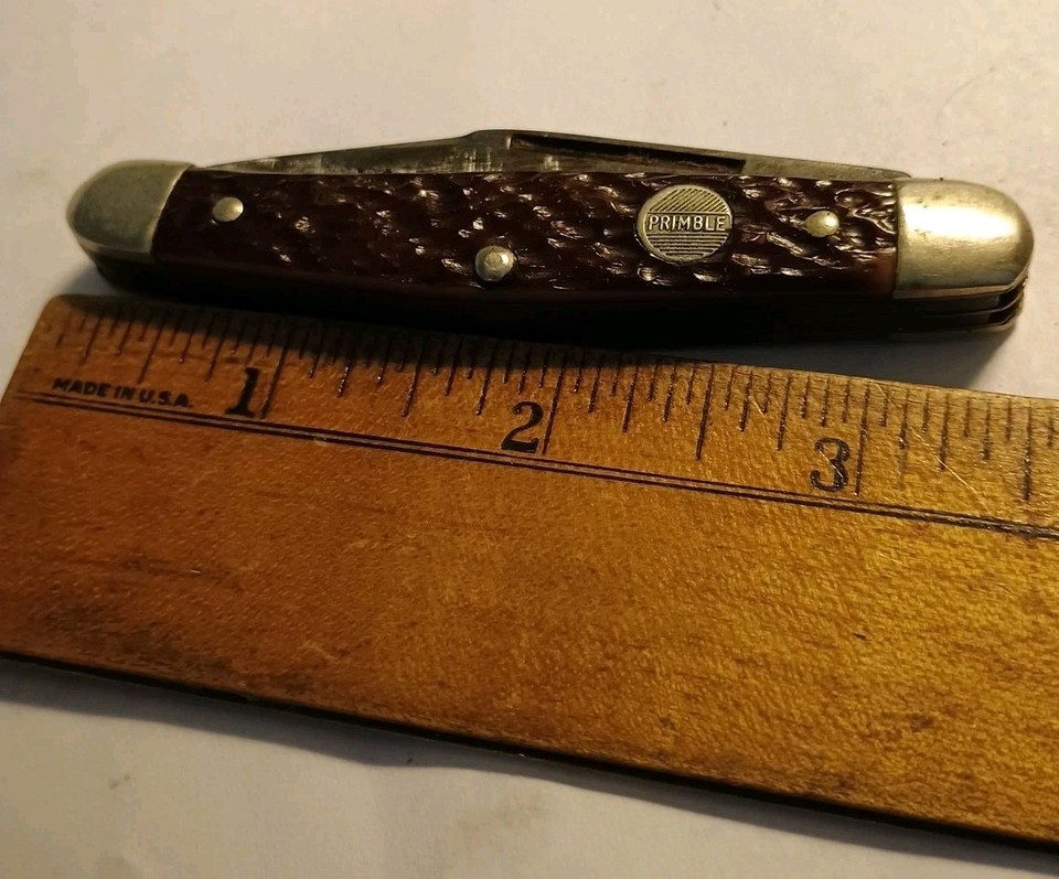 VTG John Primble 5370 ⭐️ 3 Blade Pocket Knife All Blades Snap! No ...