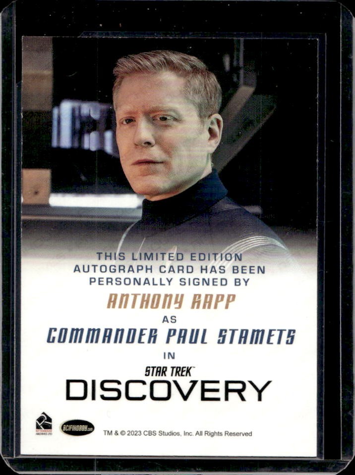 2023 Scifi Hobby Star Trek Discovery Anthony Rapp Paul Stamets ...