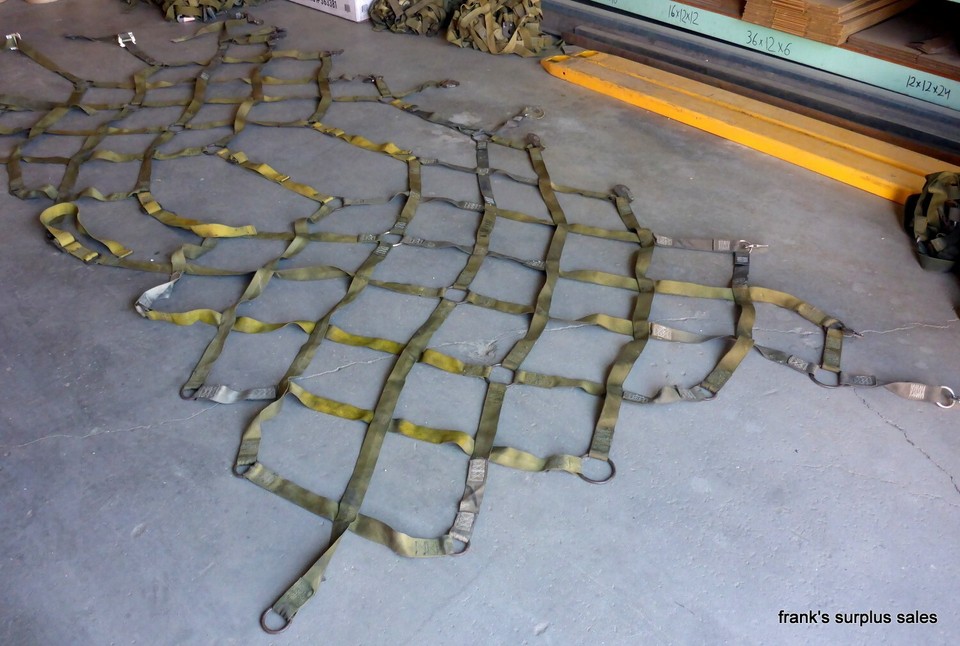 Military Aircraft Cargo Net Tie Down 6' x 14' (72" x 168") Climbing Net ...