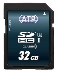 ATP SDHC SD CARD 32GB Class-10 UHS-1 U1 Industrial Grade, MLC Nand -40 ...