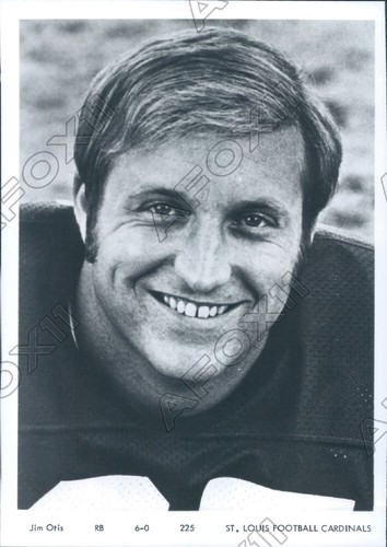 1978 St Louis Cardinals Football Player Running Back Jim Otis Press ...
