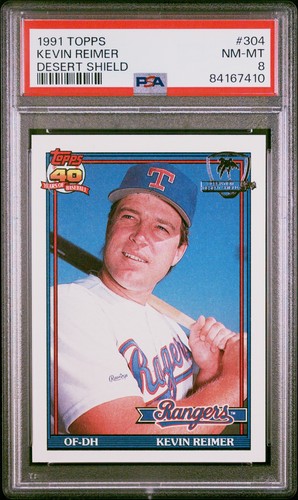 1991 Topps Desert Shield #304 Kevin Reimer | PSA 8 NM-MT | eBay