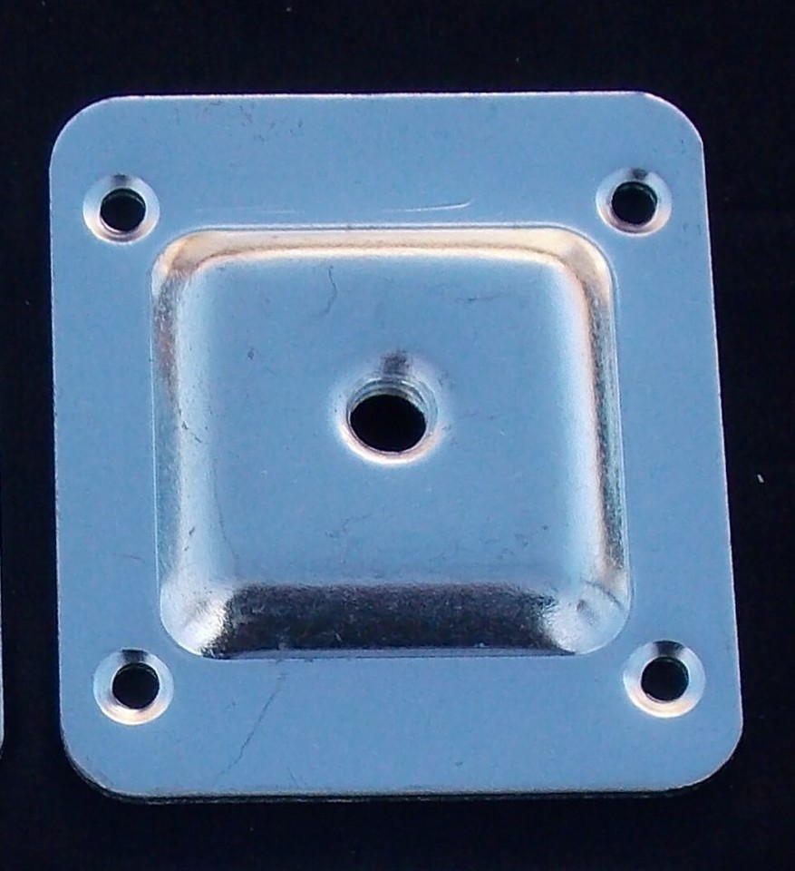 SET OF 4 LEG FIXING MOUNTING PLATES BRACKETS PLATE FOOT FEET LEGS ...