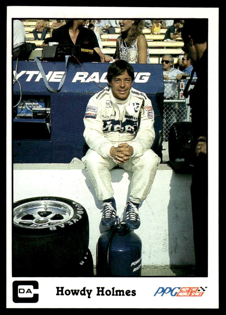 1986-87 CDA PPG Indy Car Howdy Holmes #44 | eBay
