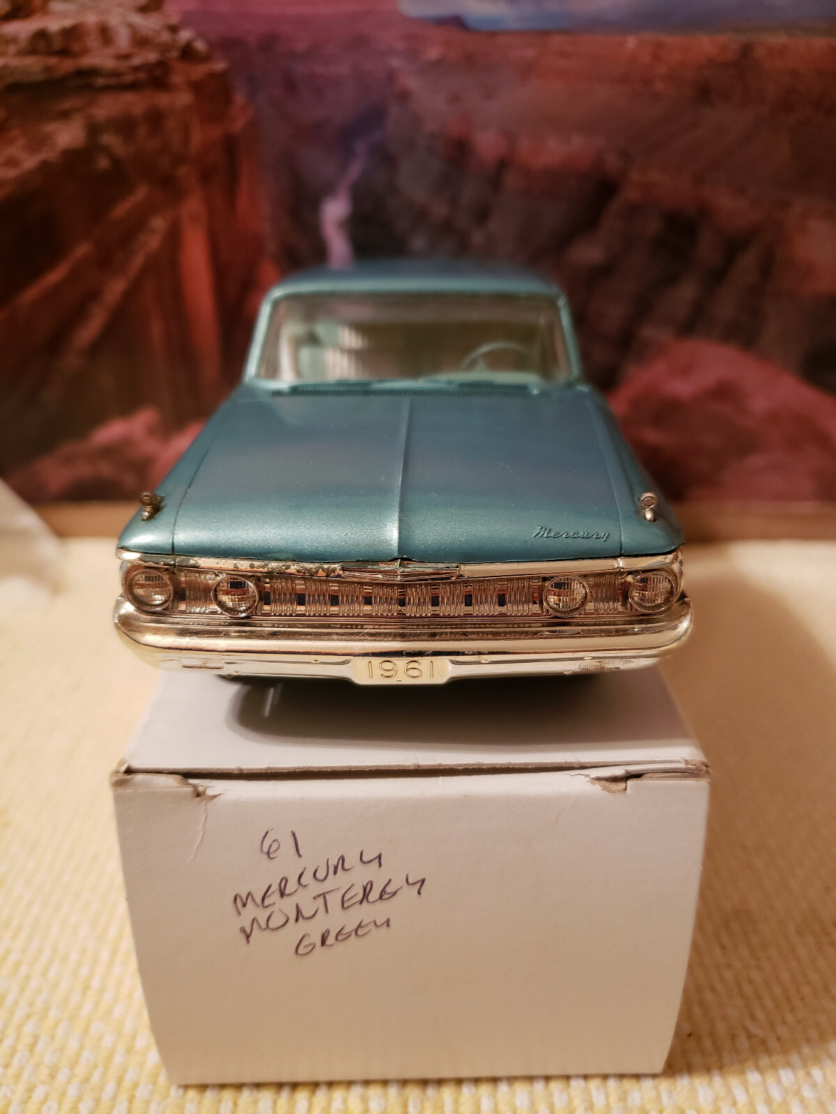Exceptional 1/25 scale 1961 Mercury Monterey. Plastic promo model in ...