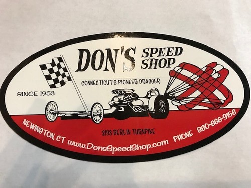 Don's Speed Shop Large Decal/Sticker A Racing Legend | eBay