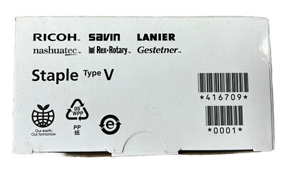 Ricoh 416709 TYPE V Staple Cartridge Holder with 5,000 Staples - Box of ...