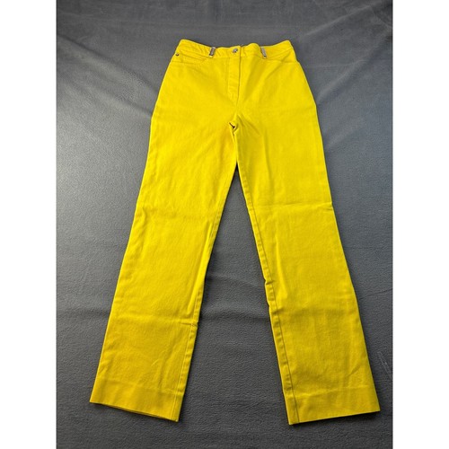 St John Sport Essentials Yellow Pants Size 6 Stretch Preowned | eBay