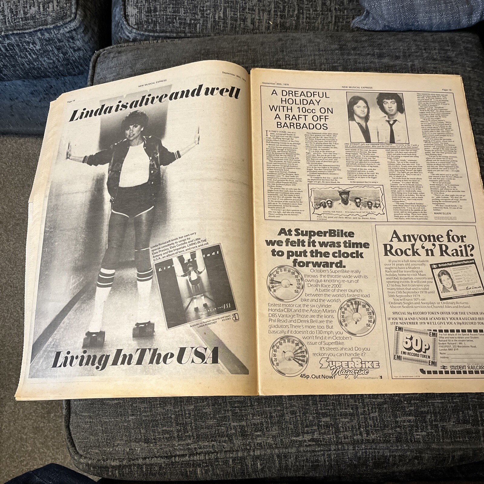 NME Magazine 30 Sep 1978 The Pop Group Members David Johansen See ...