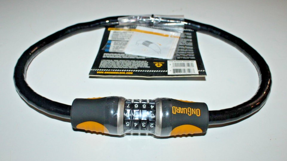 On Guard 8126 Rottweiller Armored Bike Cable Lock 80cm-15mm Security ...