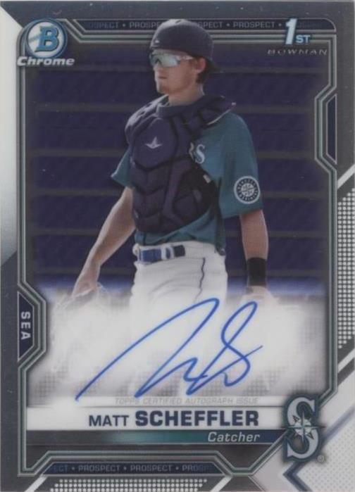 2021 Bowman Chrome - Prospect Autographs Matt Scheffler #CPA-MSC (AU ...