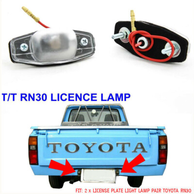 For 1978-83 Toyota Hilux Pickup 4x4 DLX SR5 22R Truck License Plate ...
