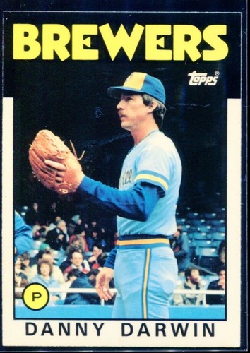 1986 Topps Baseball Danny Darwin #519 Milwaukee Brewers | eBay