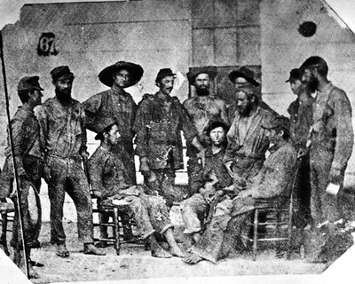 New 8x10 Civil War Photo: Exchanged Prisoners of the 19th Iowa Infantry ...