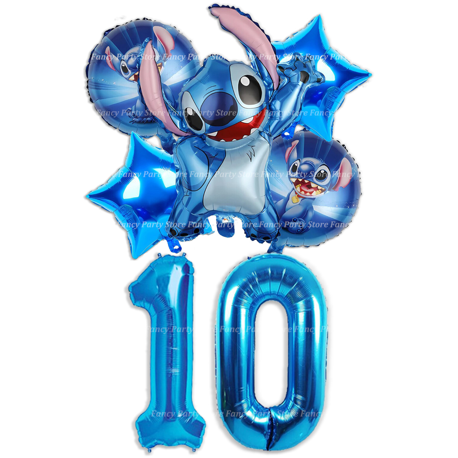 Stitch Balloons Stitch and Angel Birthday Balloons Lilo and Stitch ...
