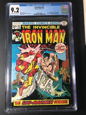 1st First Appearance MOONDRAGON Iron Man 54 High Grade CGC 9.2 | eBay
