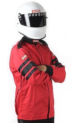 RACEQUIP DRIVER JACKET XX-LRG RED PYROVATEX FRC 1-Layer Fire Retardant ...