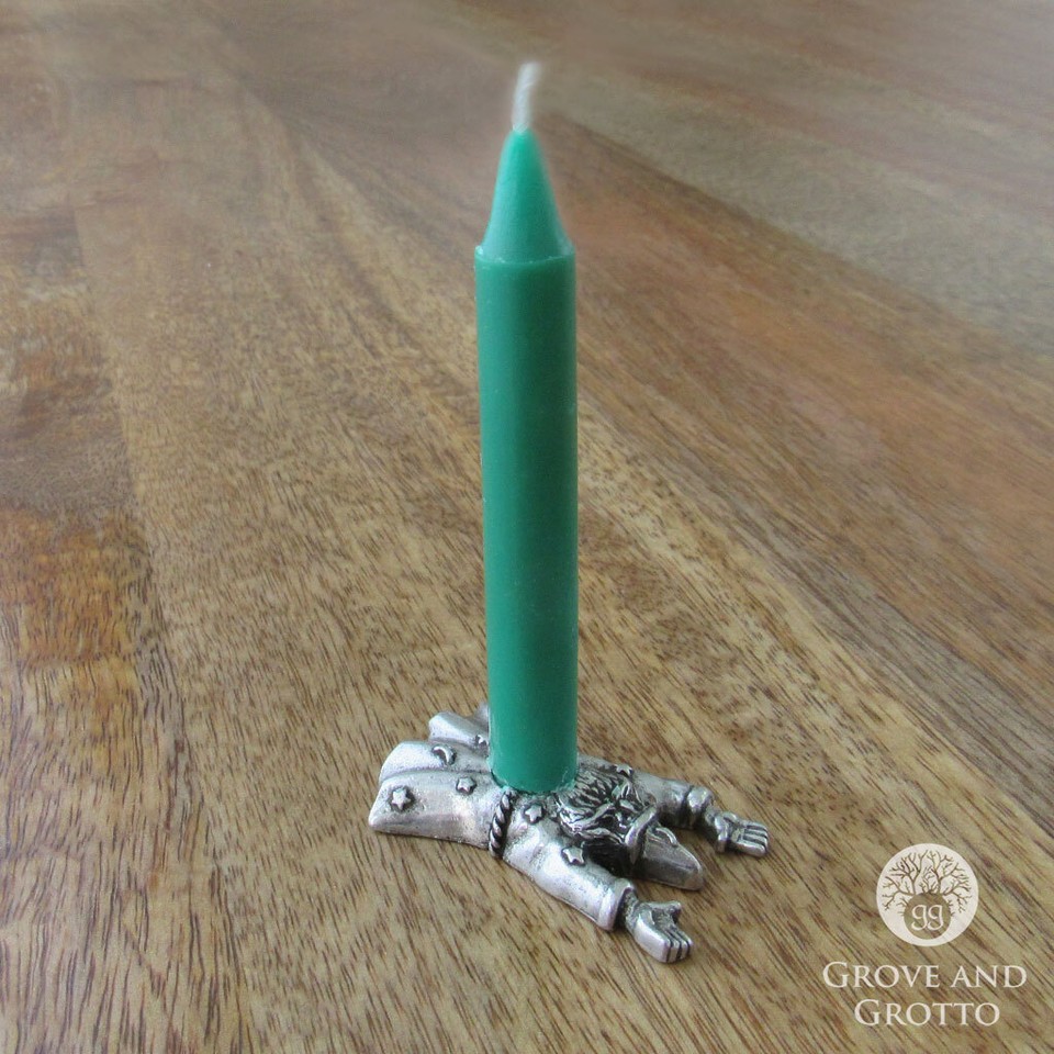 Pewter Mini Candle Holder (Choose Style) - Fits Mini Chime Candles - US ...