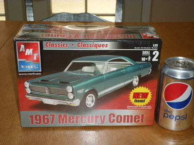 1967 MERCURY COMET, CLASSIC CAR, AMT / ERTL PLASTIC MODEL KIT, SCALE 1/ ...