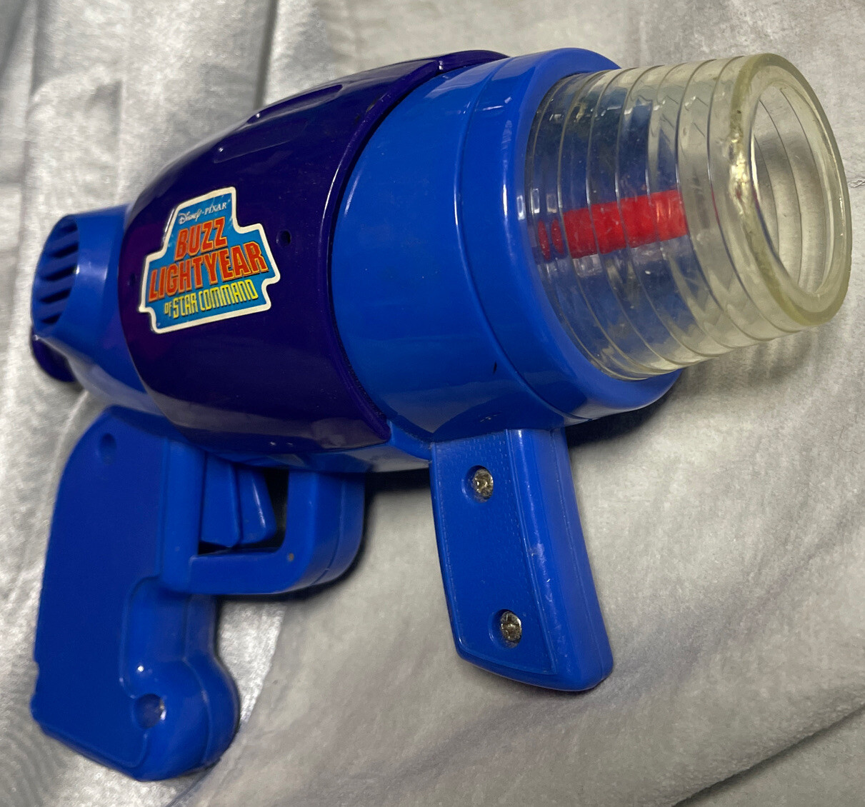 Disney Pixar Toy Story BUZZ LIGHTYEAR Of Star Command Blue Plastic Dart ...