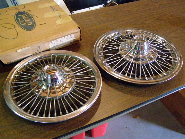 One 1968 to 1971 Ford Mustang Torino Fairlane 14 Inch Wire Spoked ...