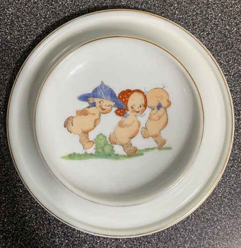 Fabulous & Rare Antique 1920s KEWPIE Rose O'Neill Wilson Baby Bowl ...