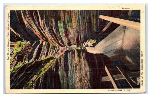 1950 Wisconsin Dells, WI Postcard- FAT MANS MISERY COLD WATER CANYON | eBay
