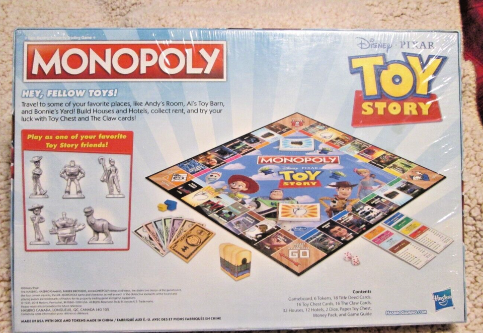 Monopoly Disney Toy Story Board Game Brand New Sealed | eBay