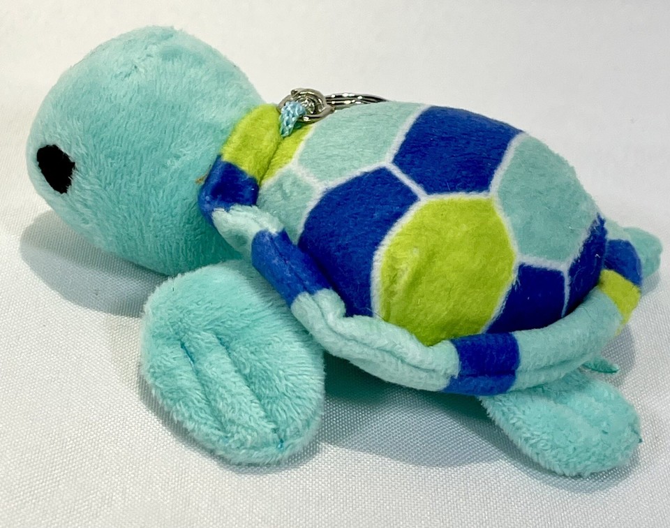 Green Mini Tortoise Plush Toy Stuffed Animal Toy Plush Sea Turtle Key ...