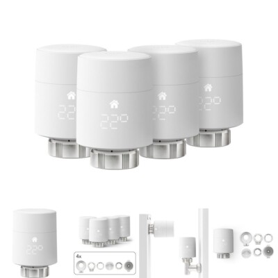 Tado° Radiator Thermostat Value Smart TRV Thermostatic Remote Control 4 ...