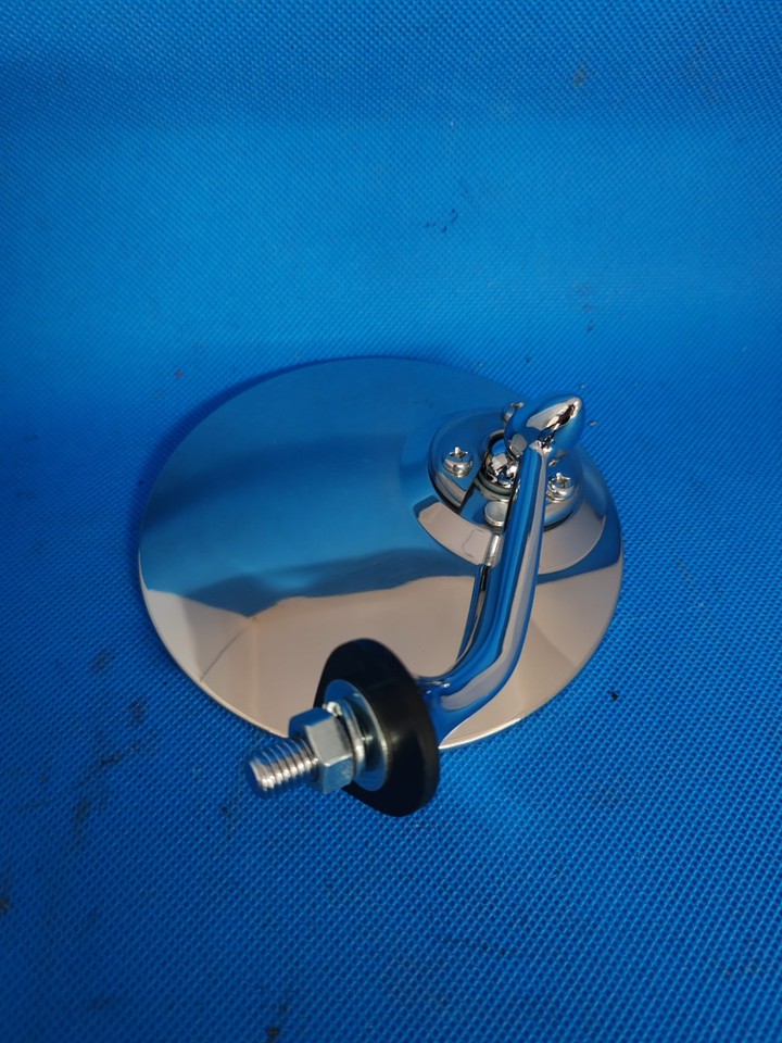 MGA Round Wing Mirror classic car mirror universal fit Jaguar, MG ...