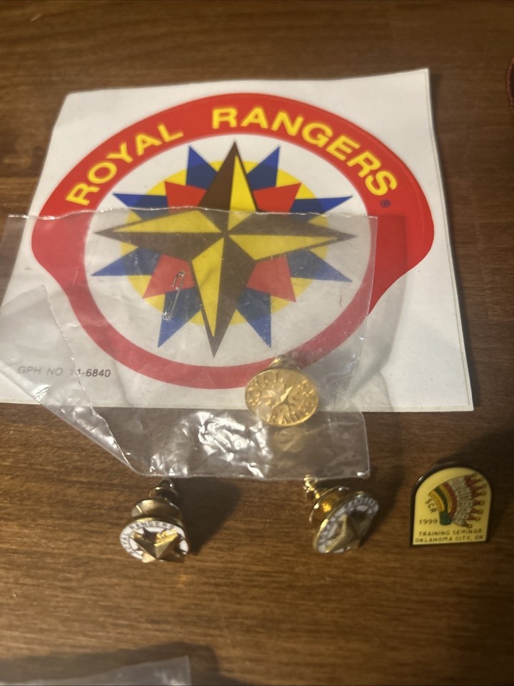 Royal Rangers 1980s 1990s 2000s patches and pins bolo tie ranger bucks ...