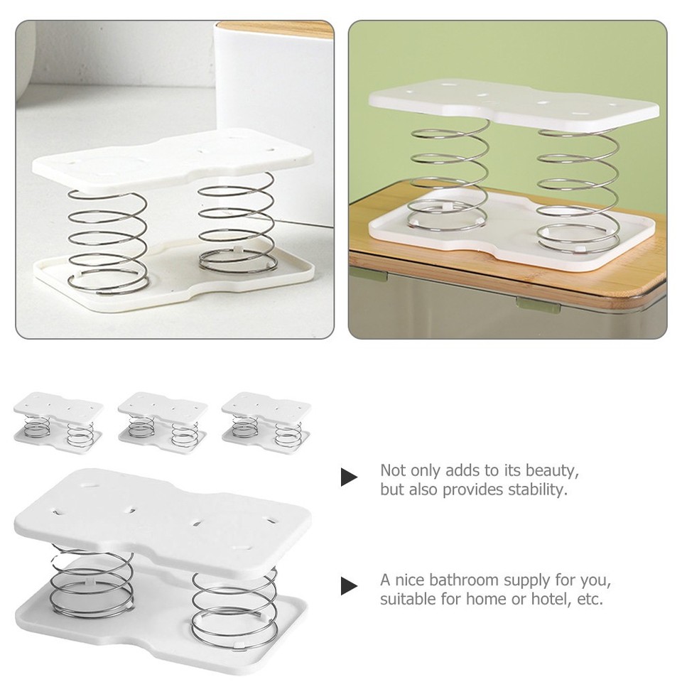 4 Pcs Tissue Box Spring Holder Office Tissues Dispenser Support for ...