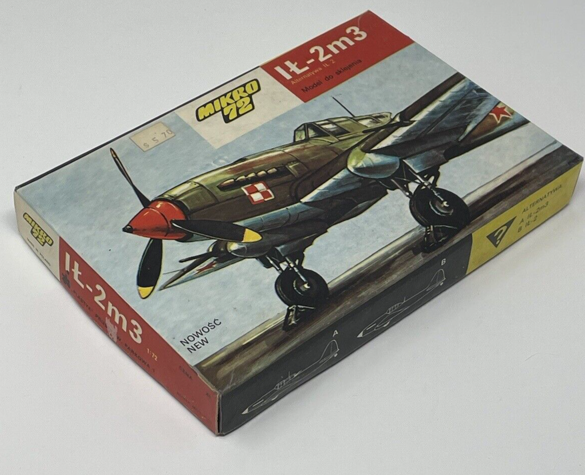 Mikro 72 - Ilyushin It-2m3 Sturmovik - 1/72 S-03 - Vintage - Open box ...