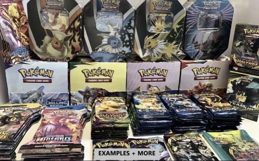 x10 Pokemon Factory Sealed Booster Packs Premium Card Lot Modern ...
