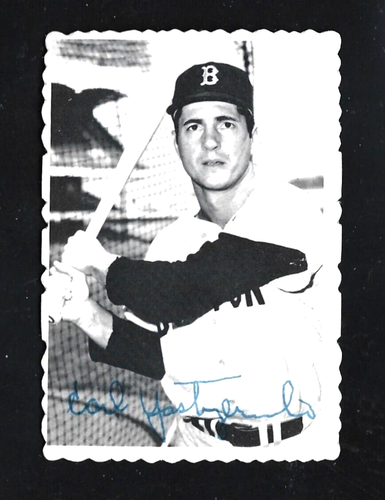 1969 TOPPS DECKLE EDGE SET-BREAK #4 CARL YASTRZEMSKI BOSTON RED SOX HOF ...