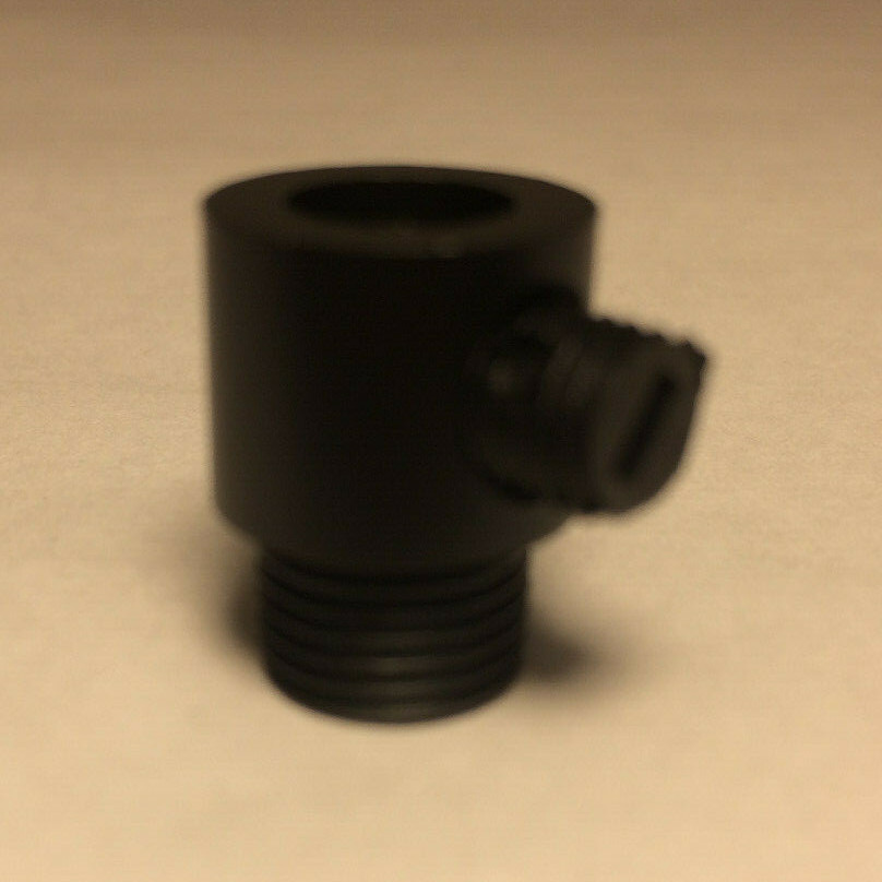 New Satin Black Brass Cord Grip Bushing With Set Screw For Lamp Cord # ...