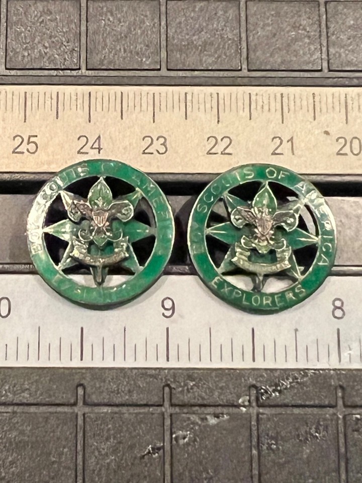 Post Advisor Explorer Collar Brass Pin Boy Scouts BSA Boy Scouts ...