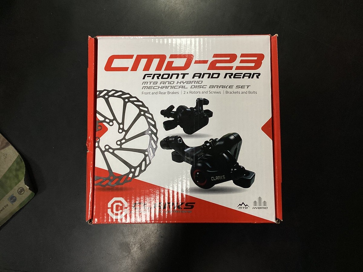 CLARKS CMD-23 FRONT/REAR MECHANICAL DISC/ROTOR 160MM BRAKE SET | eBay