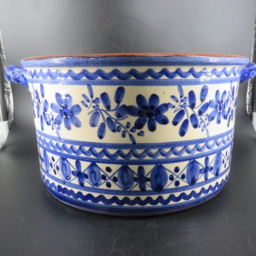 Vintage XL DEEP DISH REDWARE RED CLAY TERRACOTTA POTTERY OPEN BAKING ...